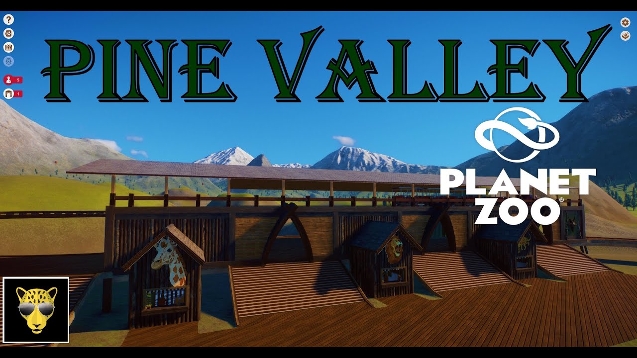 Planet Zoo - Pine Valley Zoo - Episode 4 - Entrance - YouTube
