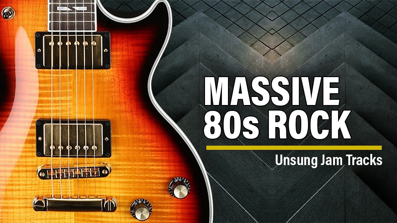 Massive 80s Rock Guitar Backing Track in E Minor - YouTube