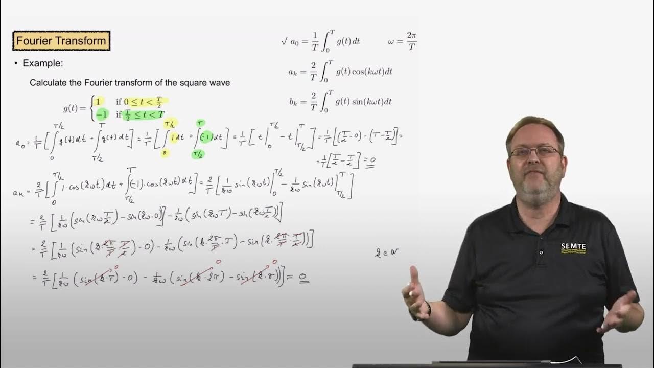 Lecture 7-2 | Fourier Transform Part 2 | Advanced Mathematical Methods for Engineers - YouTube