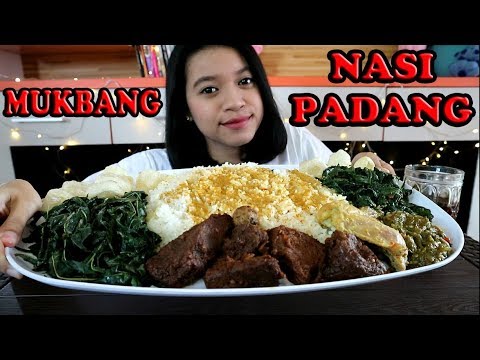 MUKBANG NASI PADANG || MUKBANG INDONESIA - YouTube