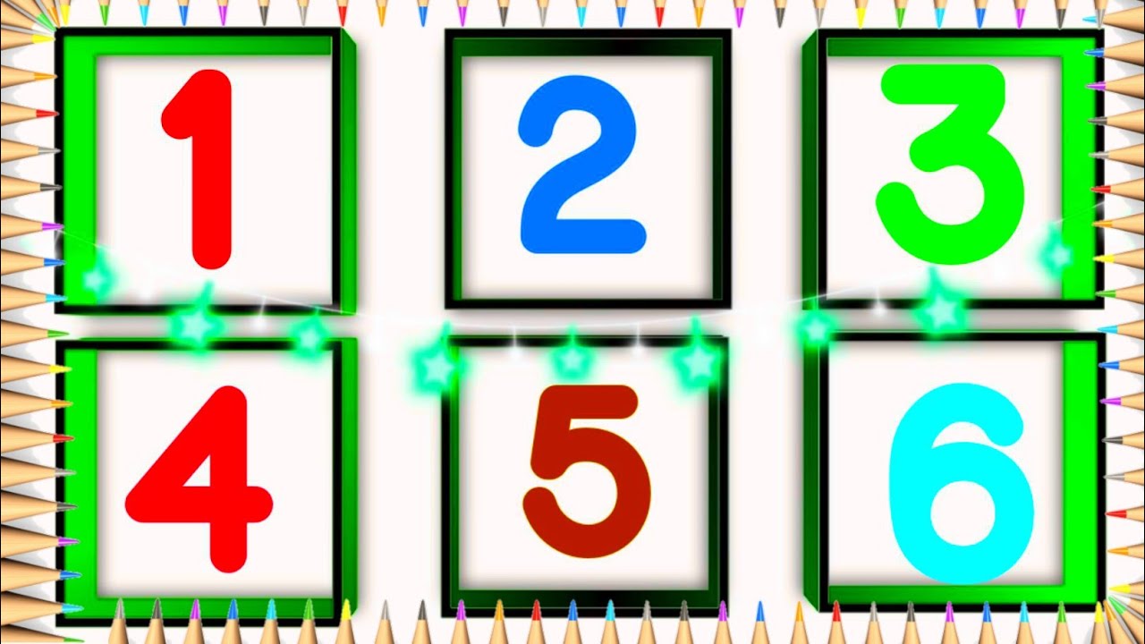 123 Numbers,123 Number Names,1 To 50 Numbers Song,123 learning for kids ...
