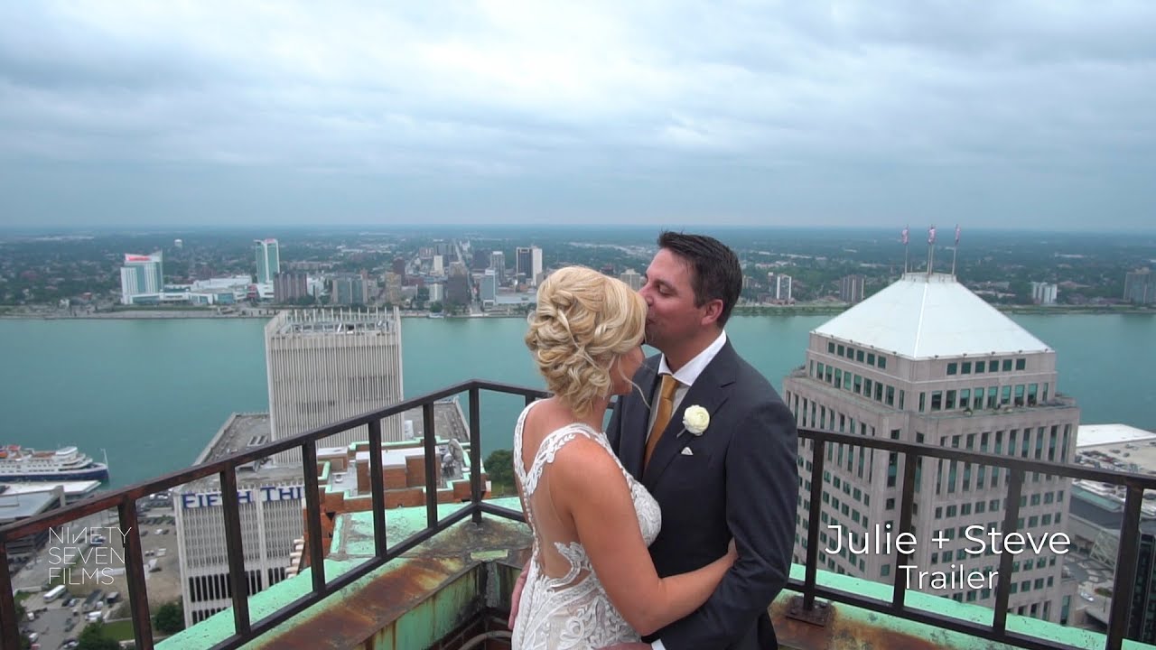 The Guardian Building Downtown Detroit Wedding | Julie + Steve Trailer ...