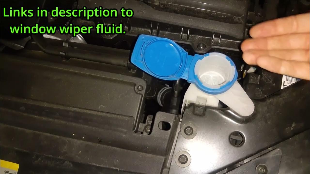 How to refill window washer fluid in a VW Tiguan (2018 - 2024, 2023 shown) - YouTube