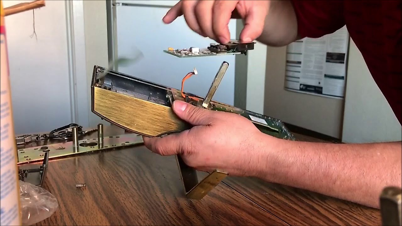 onity / tesa lock fix, motherboard and battery board replace - YouTube