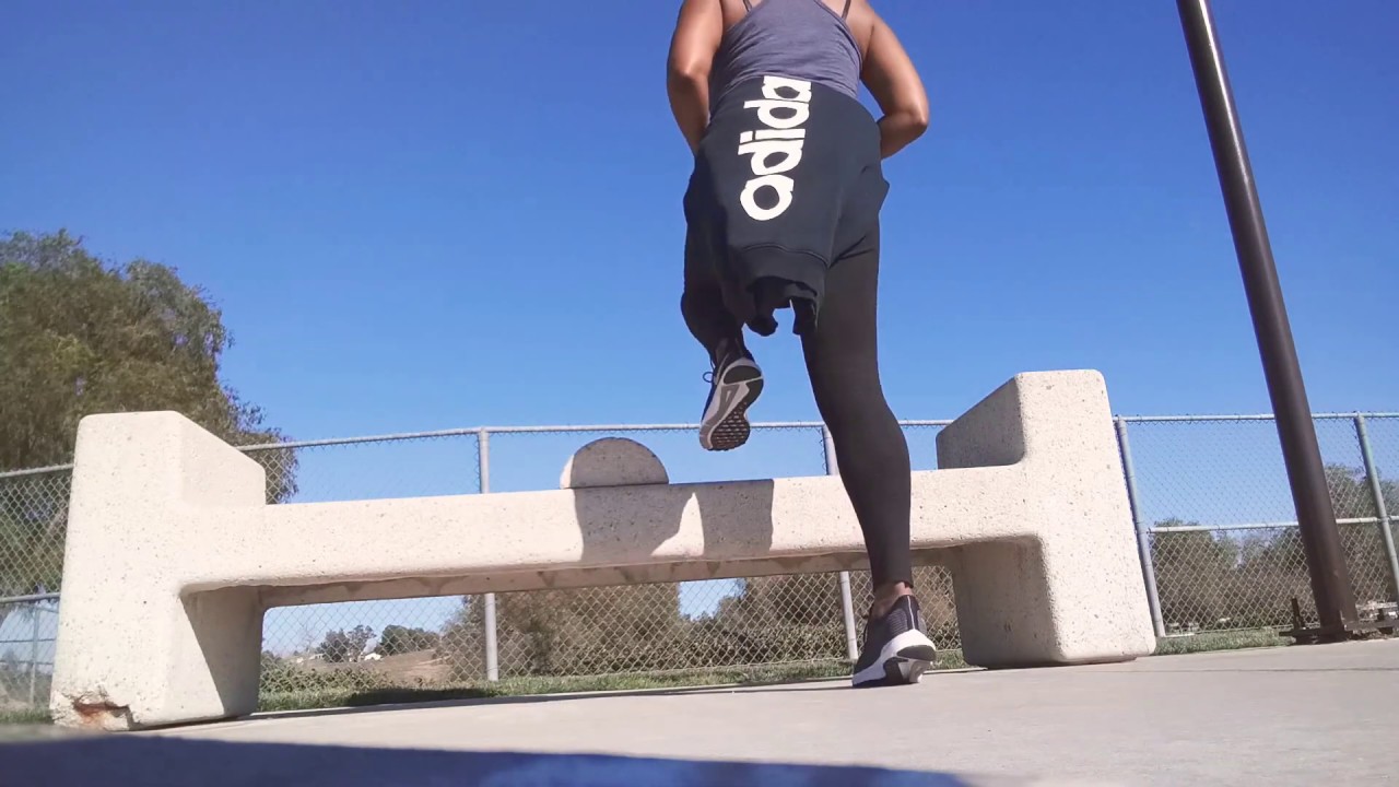 Park Bench Step Ups - YouTube