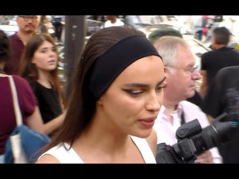 Supermodel Irina SHAYK @ Paris Fashion Week 26 june 2015 Givenchy show