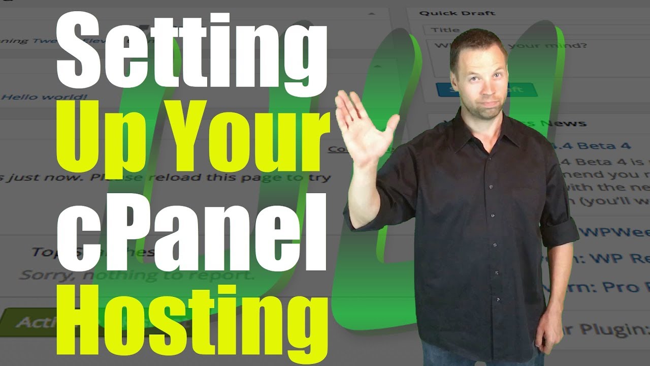 Setting up Your cPanel Website Hosting With UnleashU - YouTube