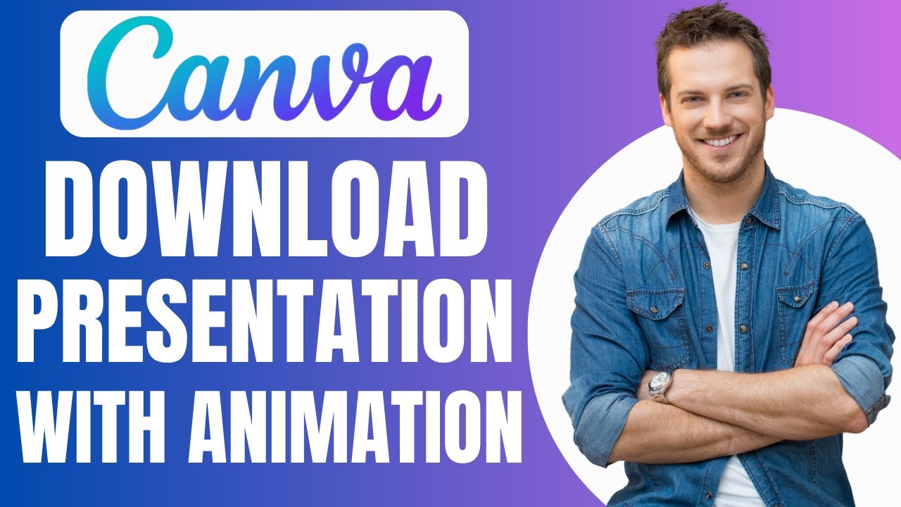 How to download canva presentation as ppt with animation - YouTube