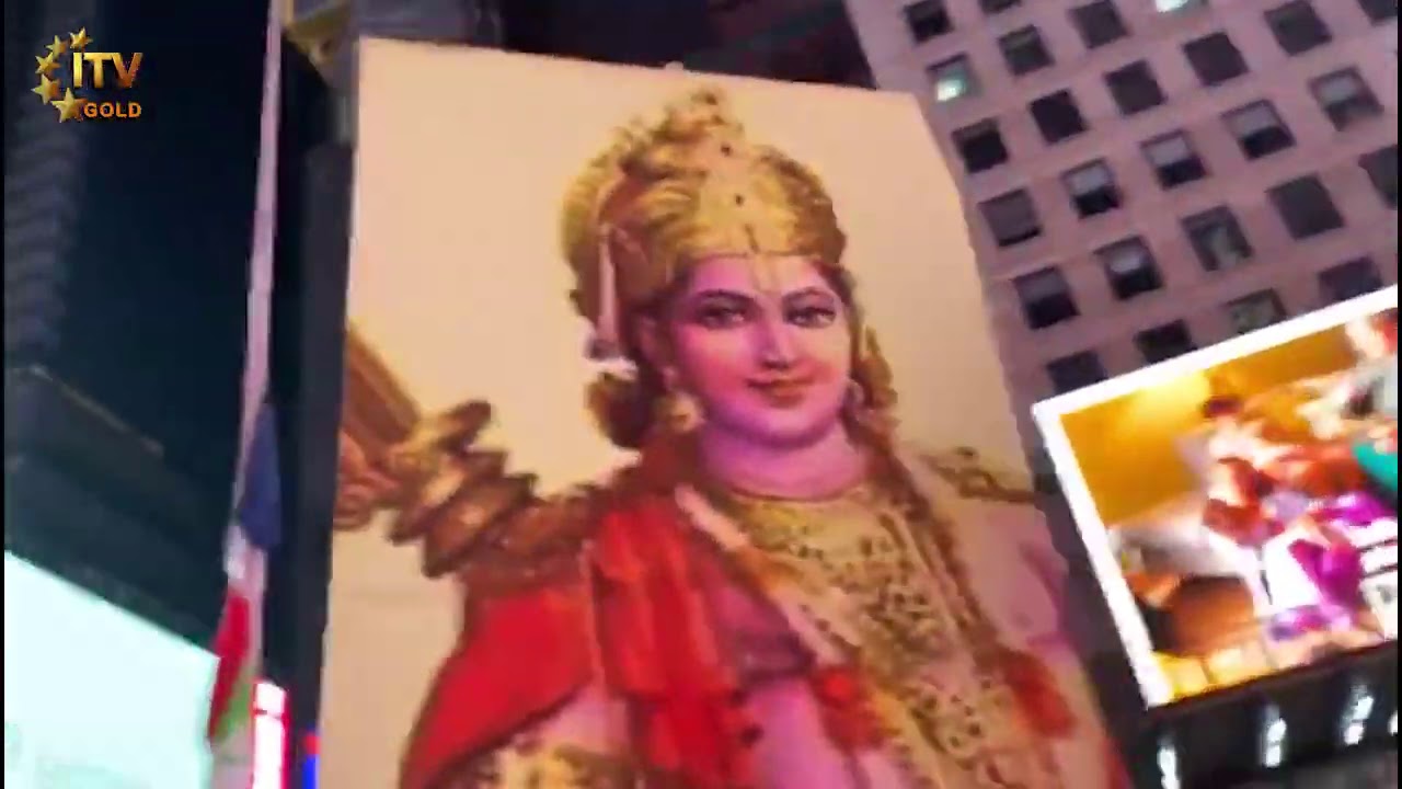 Glorious Celebrations in Times Square For Ram Mandir - New York City ...