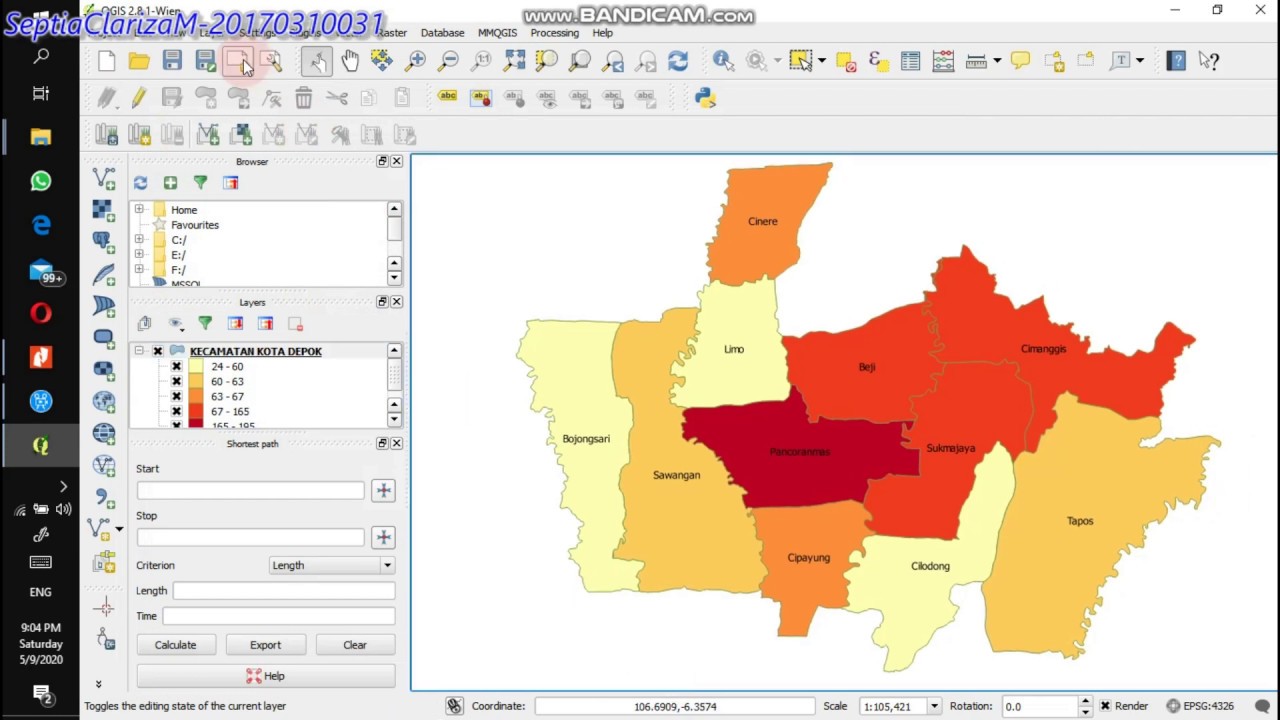 Membuat Peta Kasus DBD dengan Quantum GIS - YouTube