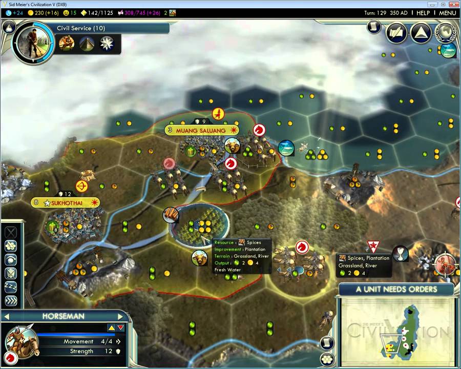 Let's Play Civ V - Japan 5 - YouTube