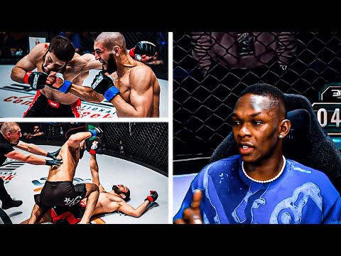 Israel Adesanya Reacts To Khamzat Chimaev's Hardest Fight Outside UFC