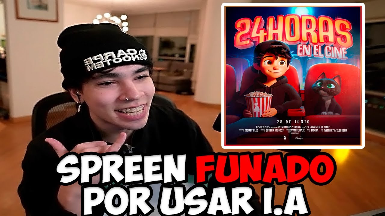 SPREEN FUNADO POR UTILIZAR IA PARA UN BANNER - YouTube