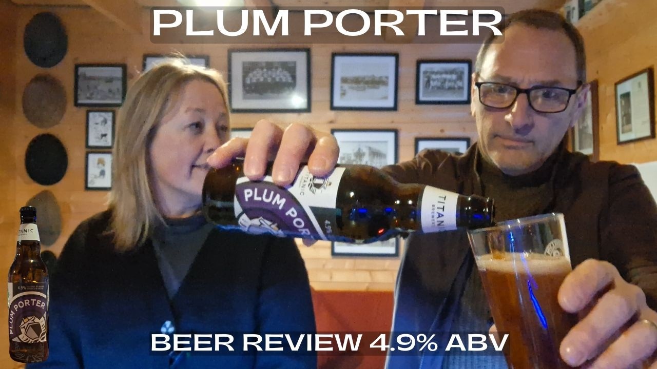 Plum Porter Beer Review Titanic Brewery - YouTube