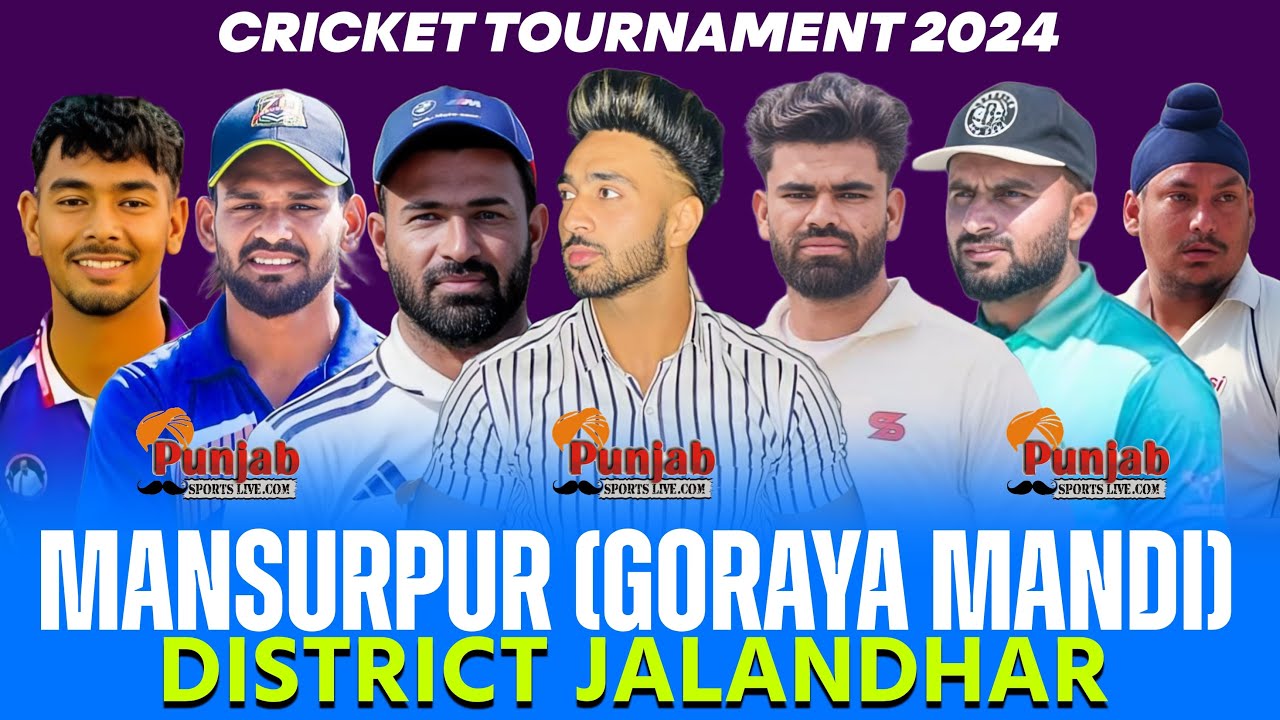 Day-4 || Mansoorpur Jalandhar Cricket Tournament || 2024 ...