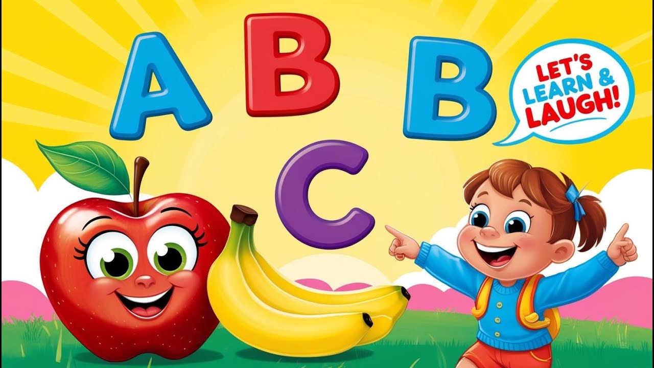 One Hour Learning Video for Kids | 📚 ABC & Fruit Fun! 🍎🎶 - YouTube