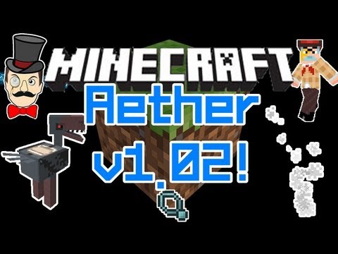 Minecraft AETHER MOD v1.02 Update! Moa Fixes, Freezing Ice Pendants ...
