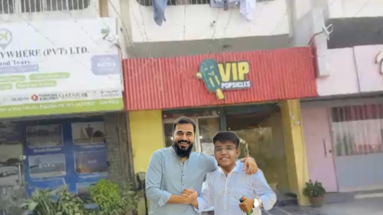 Finally i meet Mustafa hanif at his shop vip popsicles | ‎@MustafaHanif ...