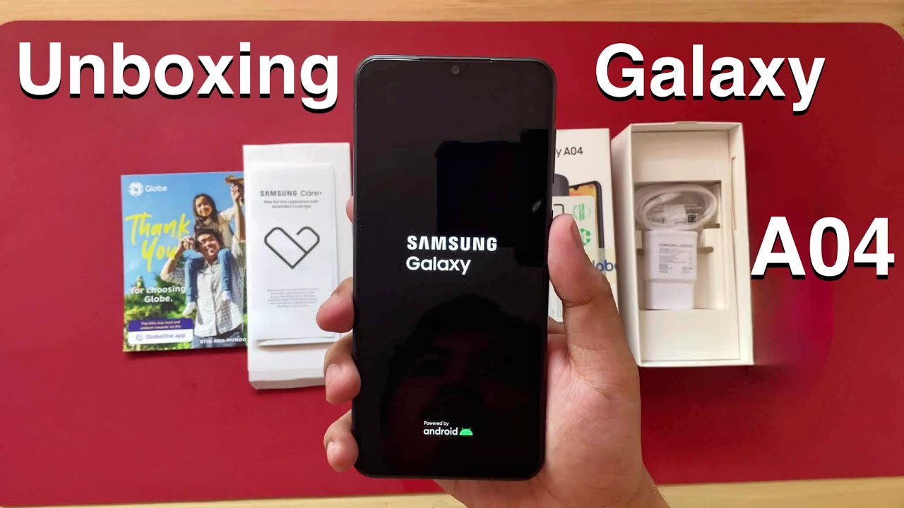 Samsung Galaxy A04 - Unboxing and First Impressions - YouTube