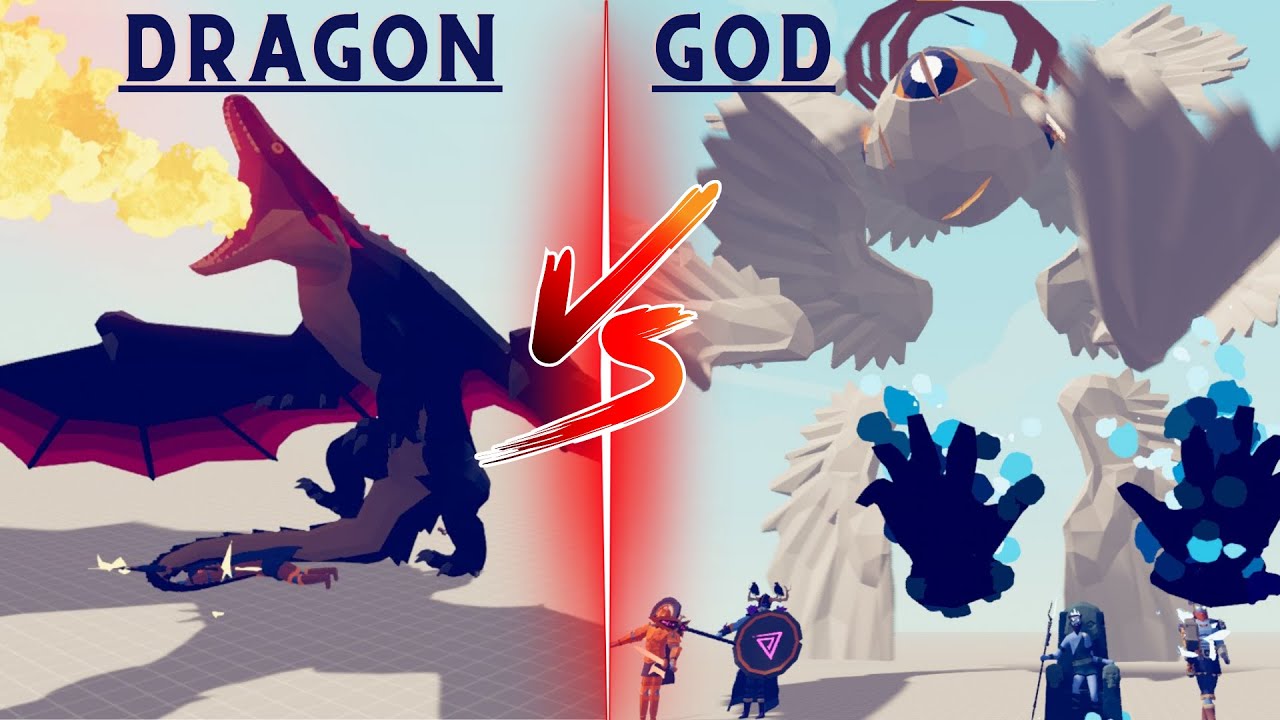 DRAGON vs Random God - Totally Accurate Battle Simulator TABS TABS Unit ...