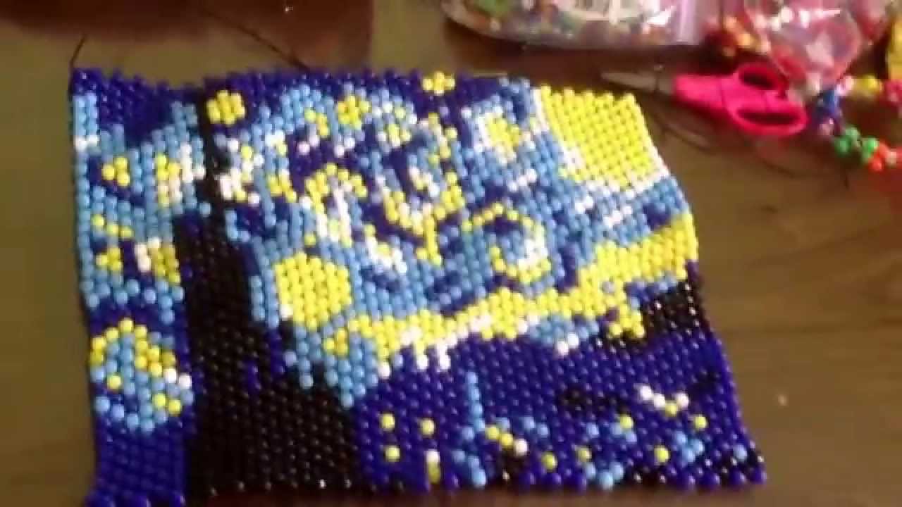 Van Gogh Starry Night Kandi Panel - YouTube