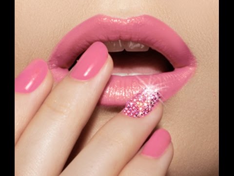 How to apply Pavé crystals to nails - YouTube