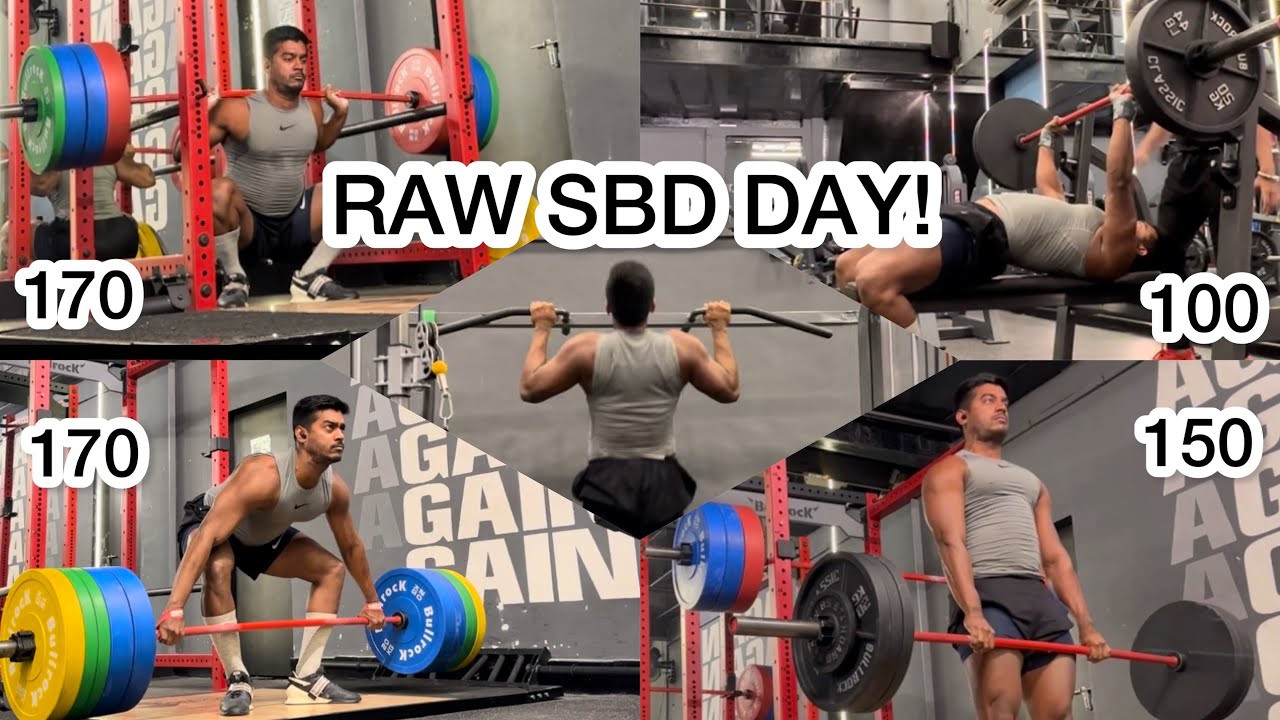 RAW SBD DAY & WEIGHTLIFTING! - YouTube