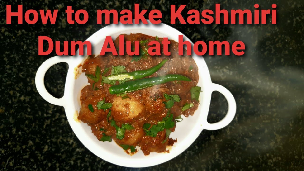 How to make Kashmiri Dum Alu at home - YouTube