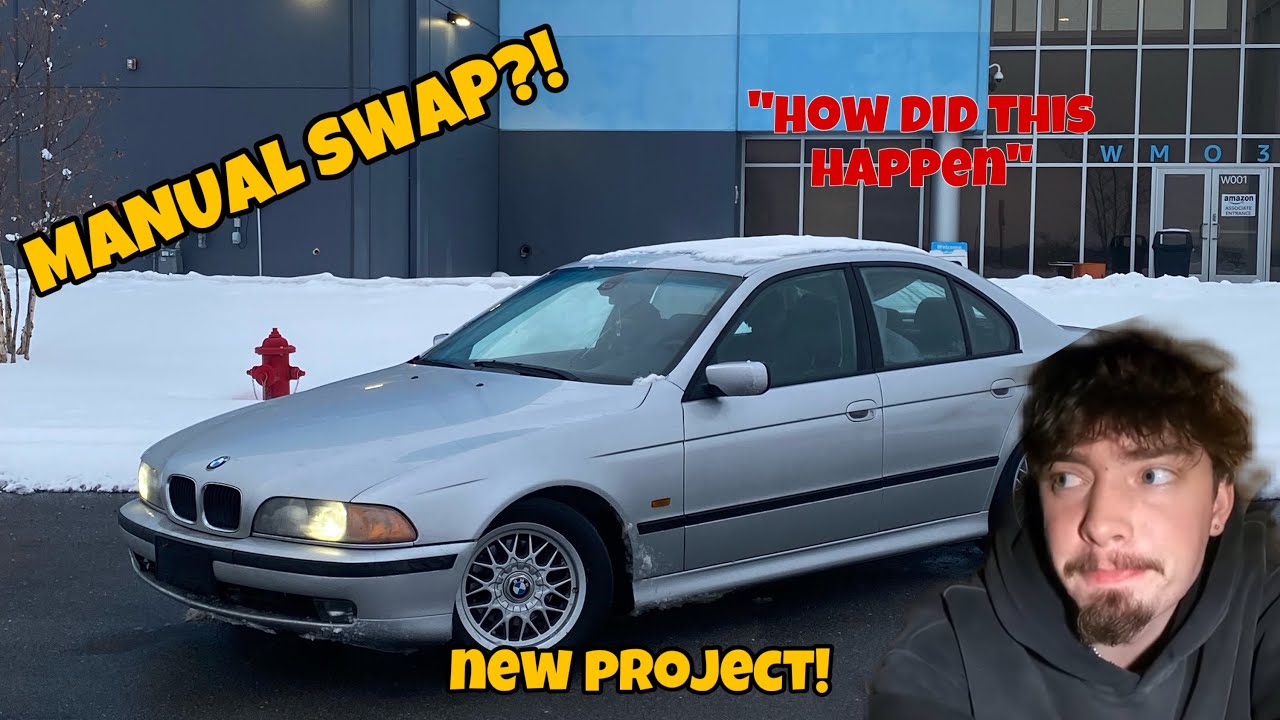 I TORE APART MY NEW PROJECT CAR TO MANUAL SWAP?! - YouTube