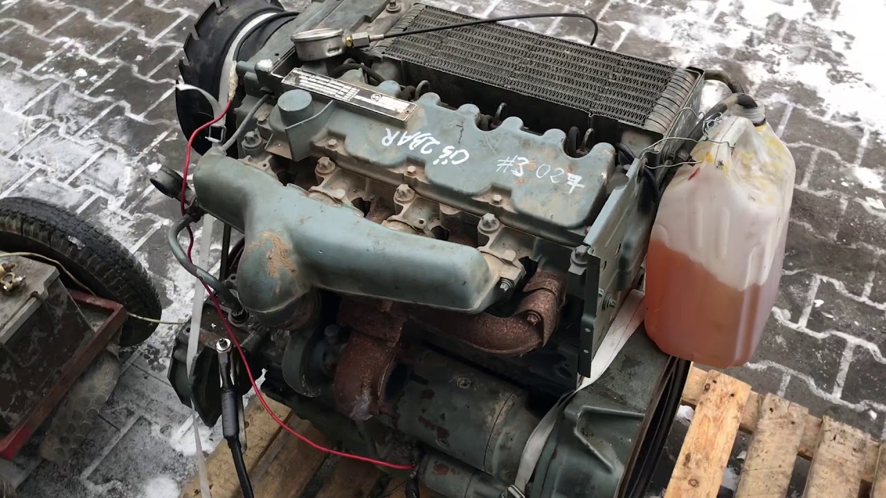 Engine Deutz BF4L 1011 F [3027] - YouTube