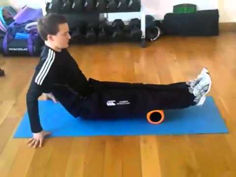 Foam rolling - Calf muscles - YouTube