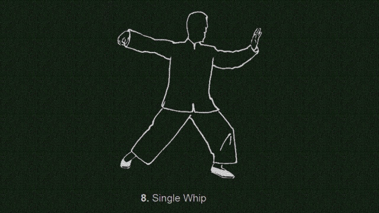 37 Form - Single Form Practice 8 - Single Whip - YouTube