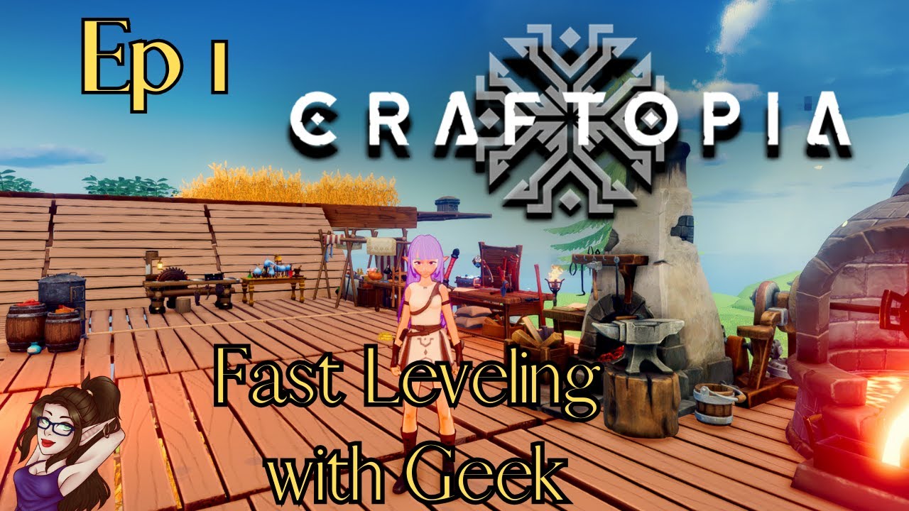 Craftopia ~ Ep 1 🌟 Fast Leveling & First Base Setup in Craftopia with ...