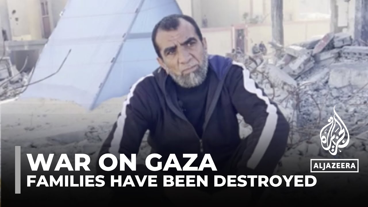 Rafah in ruins: Man refuses to leave home after Israeli strike - YouTube