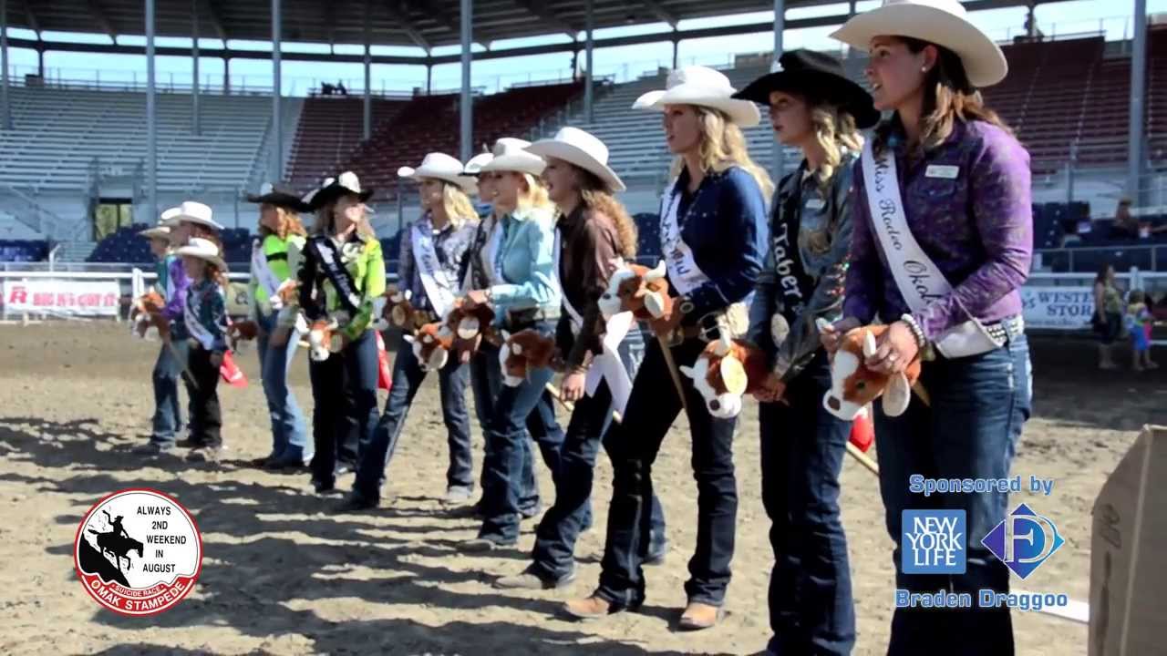 Rodeo Queen Horse Race only at the Omak Stampede - YouTube