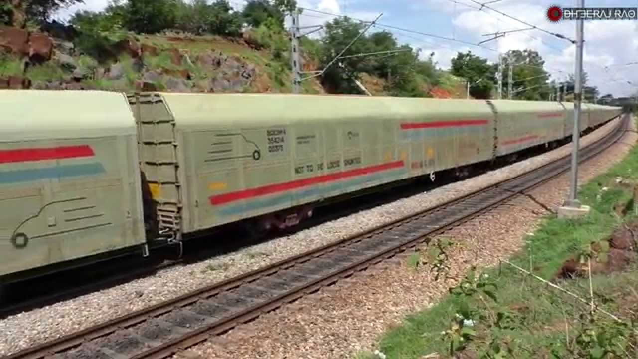 Close Look at Maruti Suzuki's Unique Car Carrier Train - YouTube