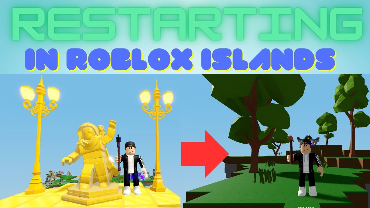 Restarting in Roblox islands. - YouTube