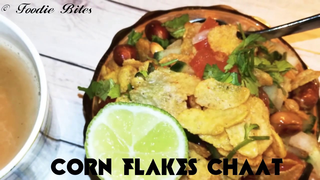 Instant CORN FLAKES CHAAT - YouTube