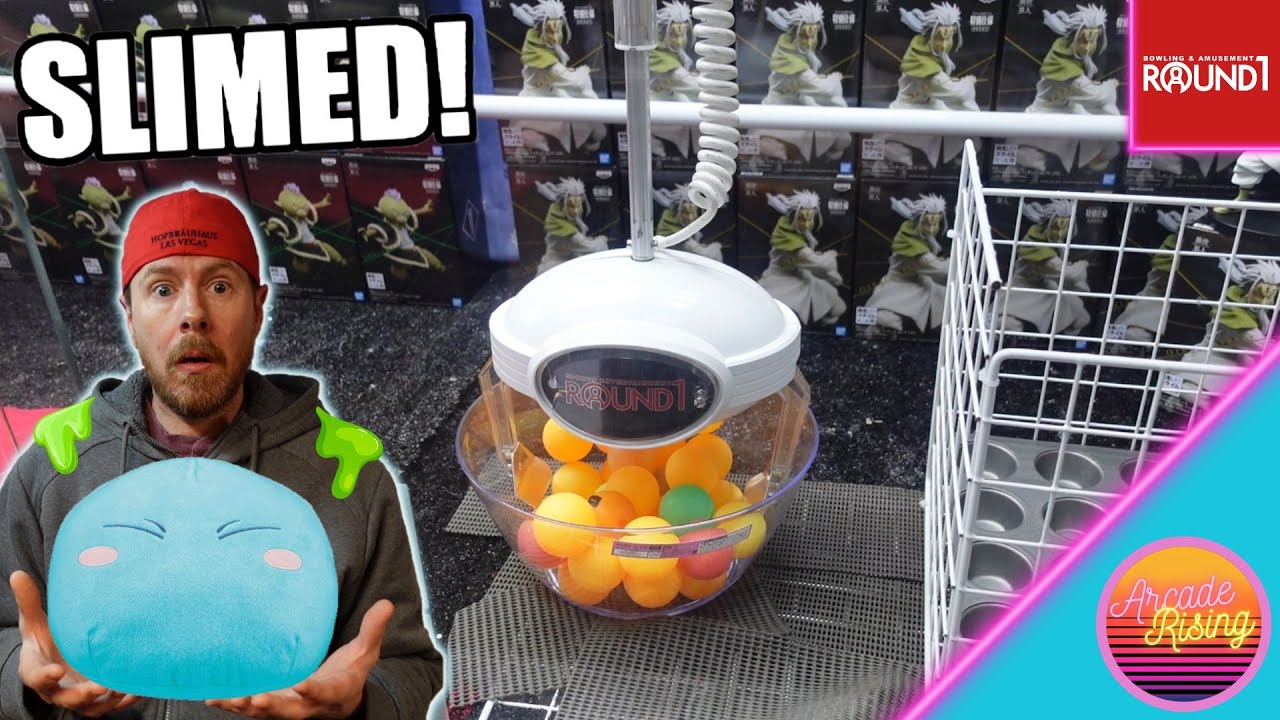 Slimy New Claw Machine Prizes at Round 1 Arcade! - YouTube
