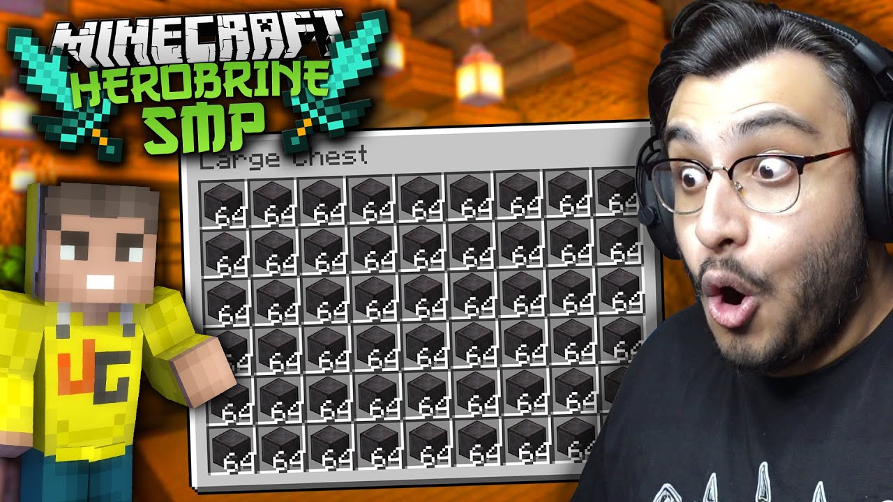 I FOUND A SECRET HIDDEN BASE IN HEROBRINE SMP | RAWKNEE - YouTube