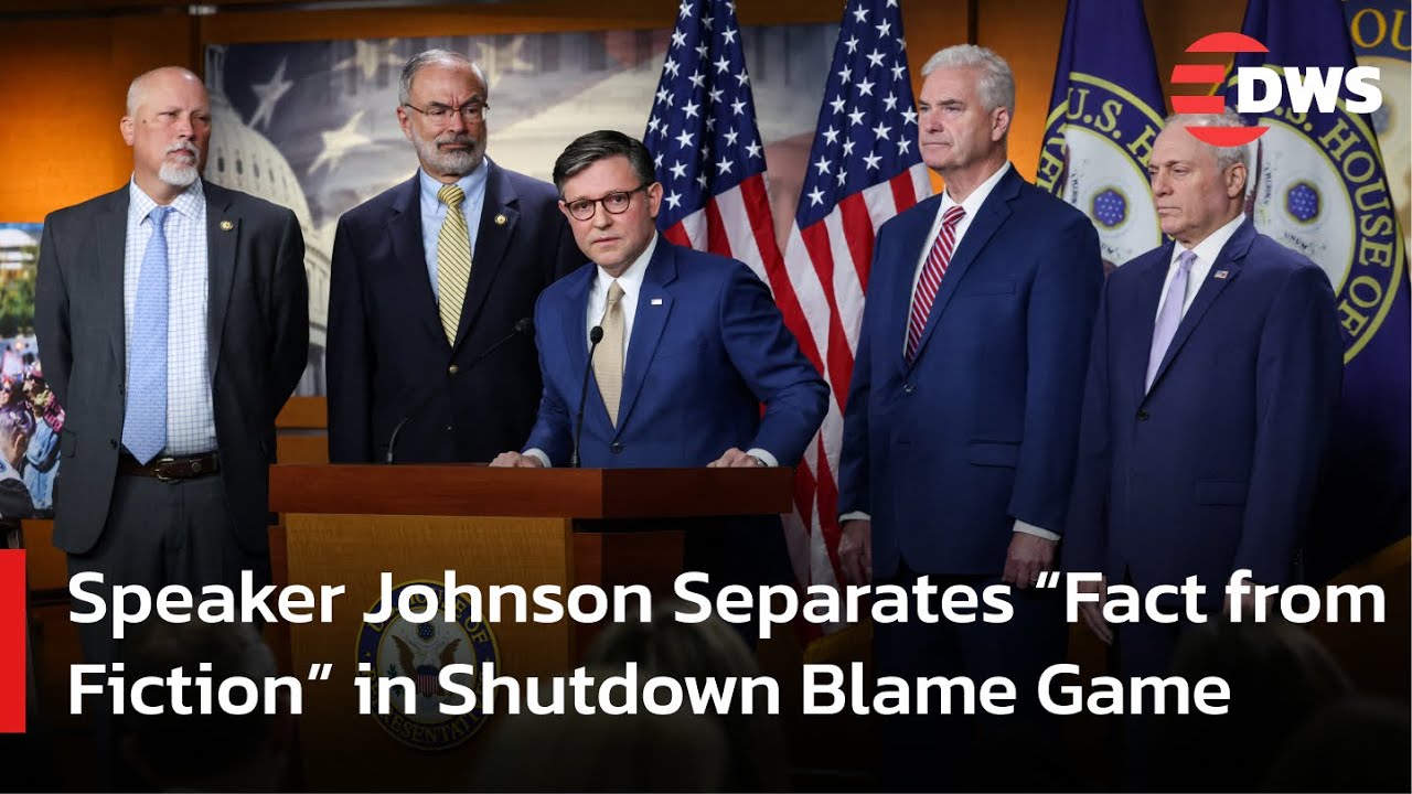 FULL SPEECH: Mike Johnson Blames Democrats for “Schumer Shutdown” on ...
