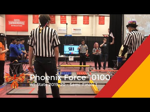 2019-20 FTC Wisconsin State - Phoenix Force 10100 - FIRST Tech Challenge - Semi-Finals 1 - YouTube