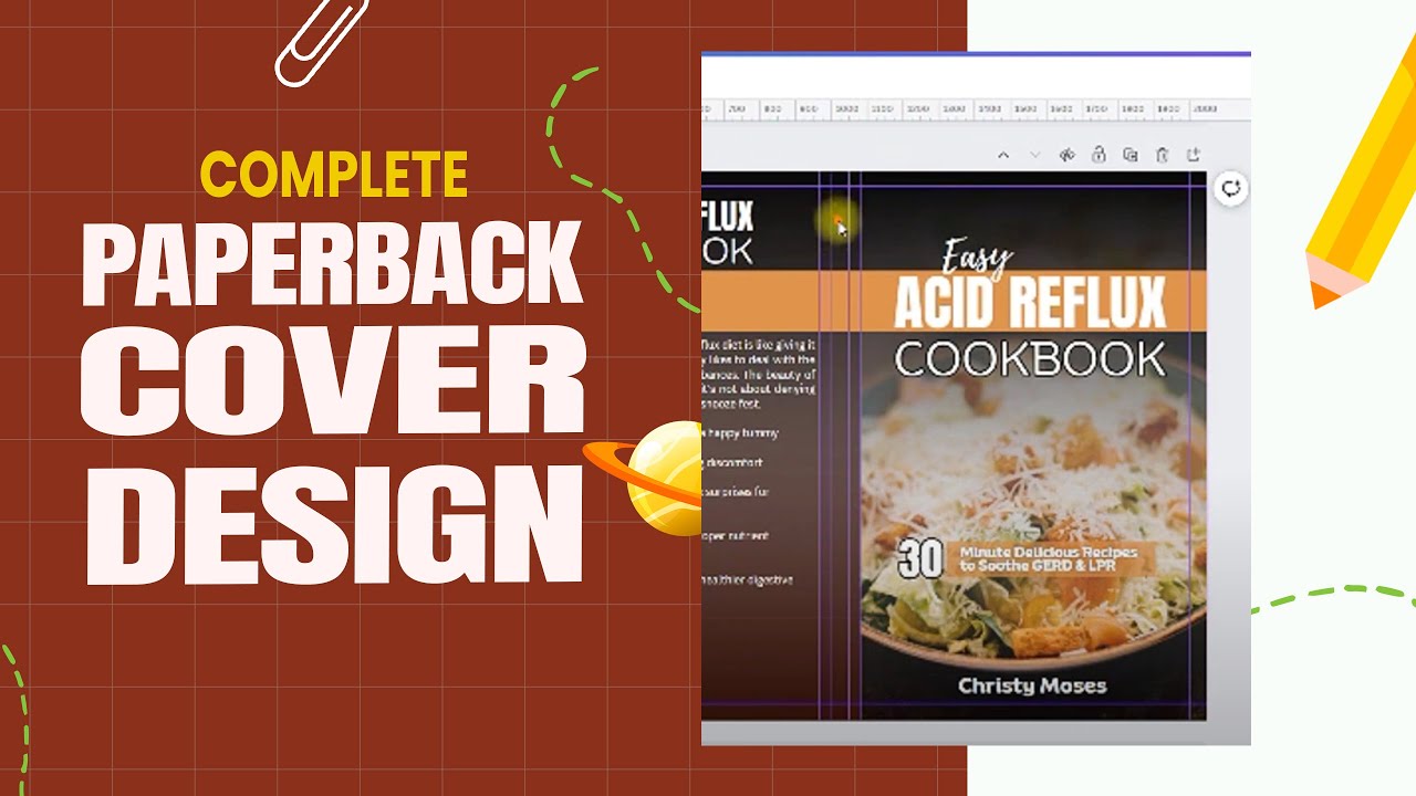 How to Design a Paperback Book Cover Using Canva for Amazon KDP" - YouTube