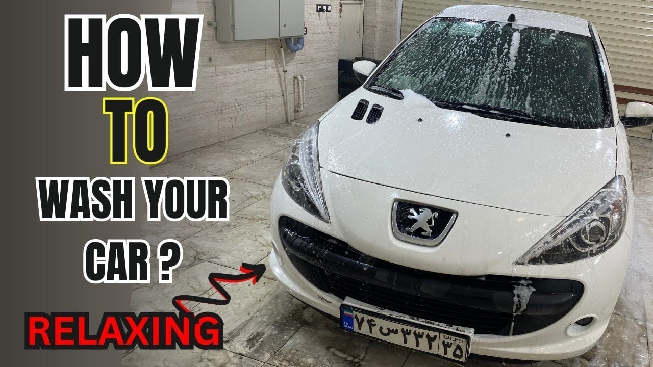 How to wash a car ! Ultimate satisfying first wash - YouTube