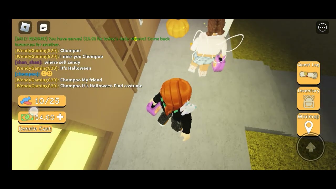 OMG It's Halloween Wendy Trick Or Treat Roblox WendyGamingG Part 13😁🥰 ...