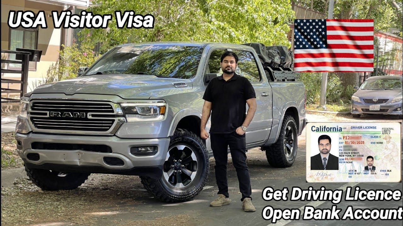 How To Get Driving Licence In USA On B1 B2 Tourist Visa | open bank ...
