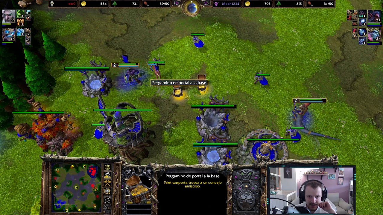 [WAR3] Moon(NE) vs eer0 120(UD) G2 #Warcraft3Reforged - YouTube