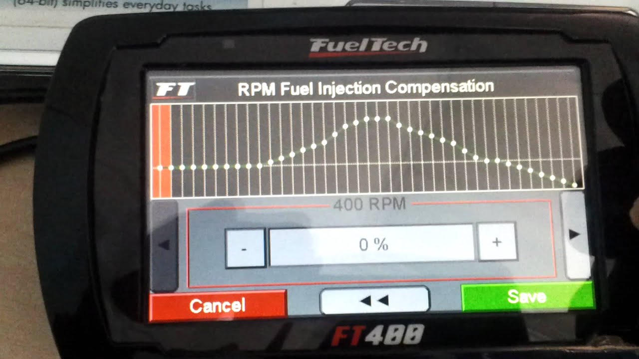 fueltech ft400 , fuel menu - YouTube