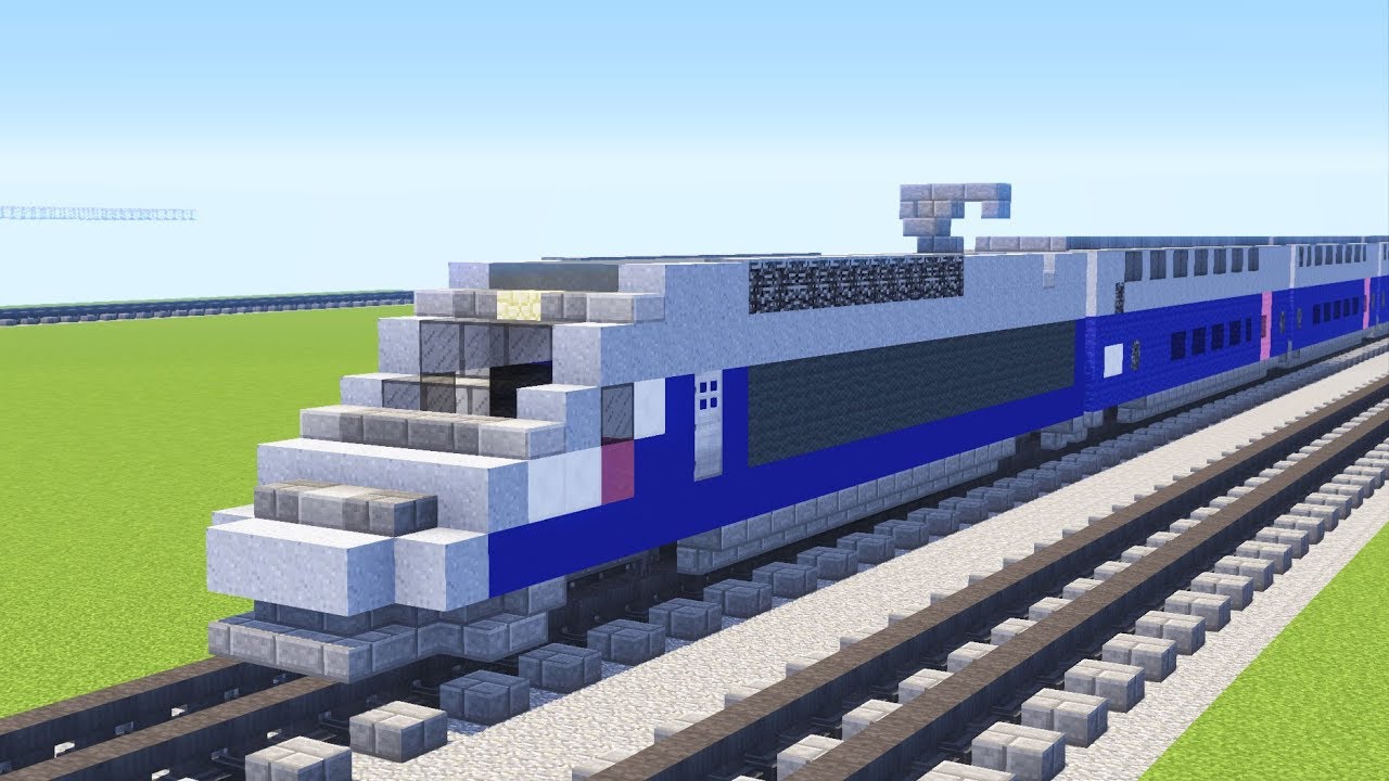 Minecraft SNCF TGV Duplex Power Car Tutorial - YouTube