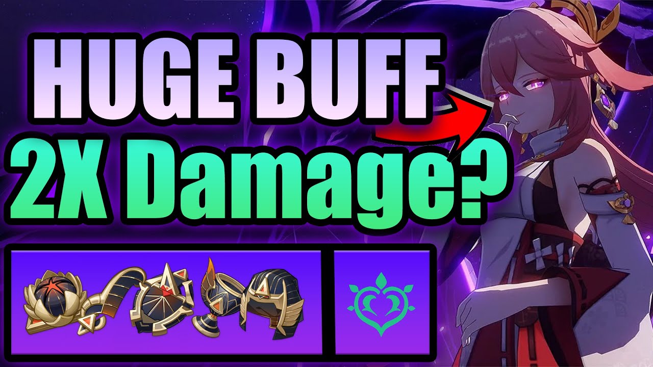 Use *THIS* Build to DOUBLE your Yae Miko's Damage: 4-pc Gilded Dreams ...
